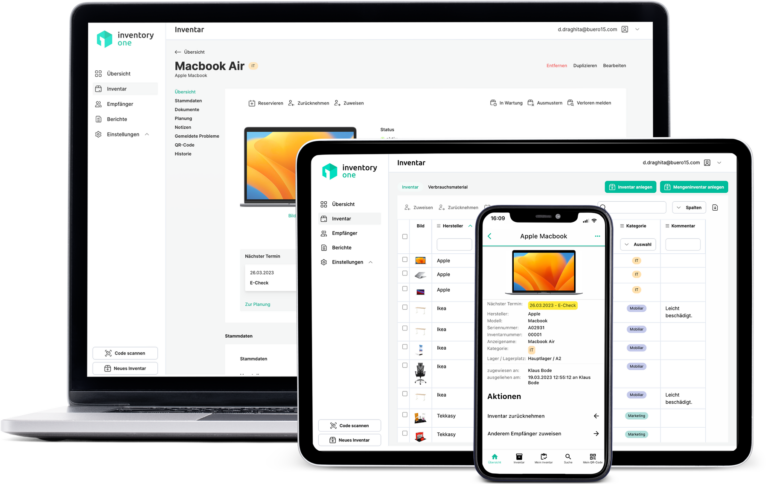 Inventory ONE: DIE digitale Geräteverwaltung